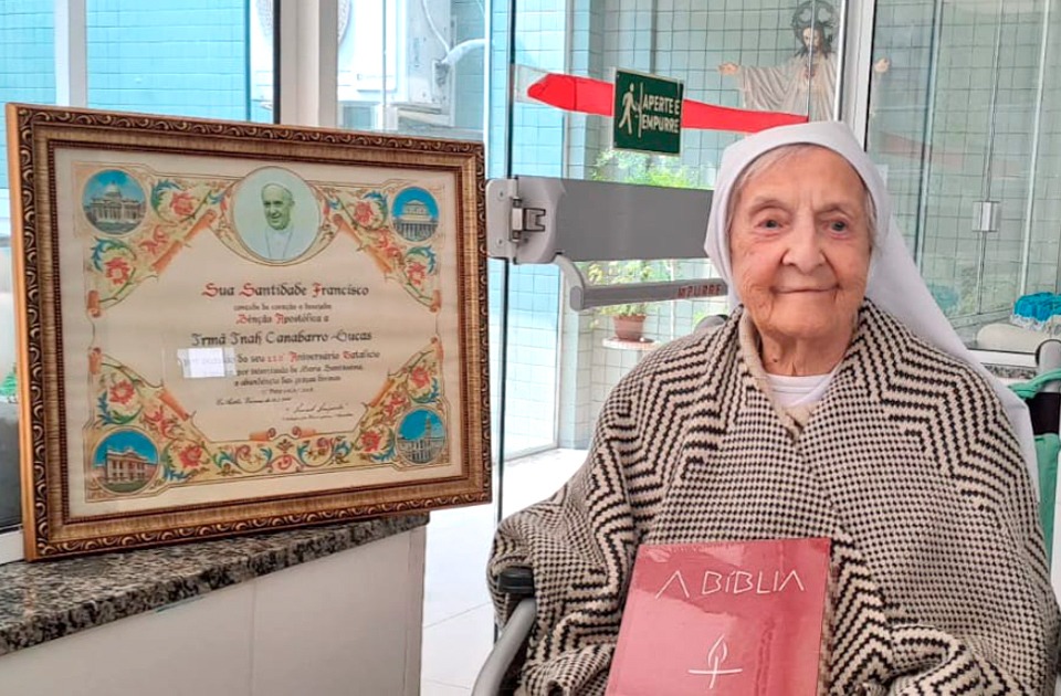 Irmã Inah Canabarro Lucas tem 116 anos e se tornou a mulher mais velha do mundo | Notícias ...